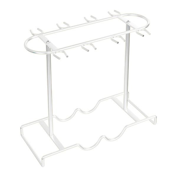 説明:[2 in 1]: カウンタートップワイングラスホルダーは.ワインボトル2本とグラス8個(別売)を収納でき.コレクションを美しく展示しながら省スペースを実現します.サイズ:約34cm×15cm×34cm/13.39インチ×5.91イン...