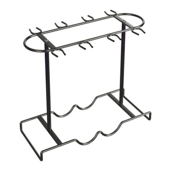 説明:[2 in 1]: カウンタートップワイングラスホルダーは.ワインボトル2本とグラス8個(別売)を収納でき.コレクションを美しく展示しながら省スペースを実現します.サイズ:約34cm×15cm×34cm/13.39インチ×5.91イン...