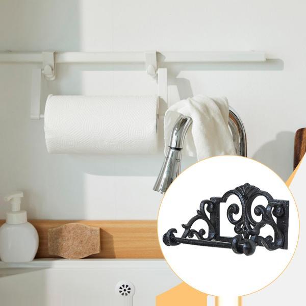 説明: [エレガントなデザイン]: このヴィンテージデザインのトイレットペーパータオルホルダーはクラシックなデザインが特徴で.どんなバスルームの装飾にも優雅さと洗練さを加えます. [構造]: 高品質の鋳鉄製のこのタオルハンガーは.長持ちする...