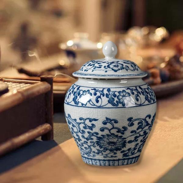 説明: [プレミアム素材]: 高品質のセラミックで作られたこのティーストレージジャーは.耐久性と滑らかな表面を備え.見た目と機能性の両方を向上させます. [中国の伝統的なデザイン]: 中国の伝統的な美学にインスパイアされたこの茶器は.クラシ...