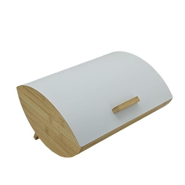 説明: [多用途]パン.ケーキ.ペストリー.クッキー.スナックを保存するためのブレッドボックス.キッチン.ベーカリー.カフェに最適です. [素材]丈夫な亜鉛メッキ鉄と竹で作られており.長期間の使用と日常の摩耗に耐えます. [便利]ブレッドボ...