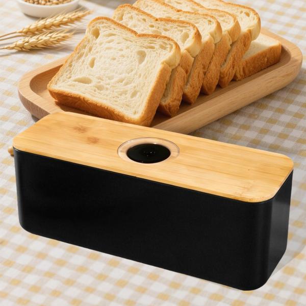 説明: [多用途収納]:この容器はパン.ケーキ.スナック.ペストリー.クッキー.その他の小物を収納し.キッチンを整理整頓するのに適しています. [プレミアム素材]:ブレッドボックスはポリプロピレン製で.スタイリッシュな竹製の蓋が付いており....
