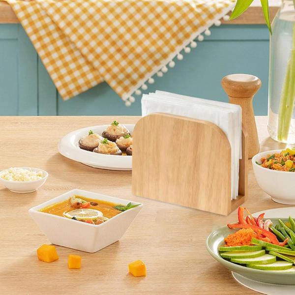 説明: [素朴]この木製ナプキンホルダーでダイニング体験を向上させましょう.キッチンやレストランのテーブルトップの見た目を高めるようにデザインされています. [便利]複数のナプキンを簡単に取り出せるので.連続使用が可能で.忙しい時間帯にも便...