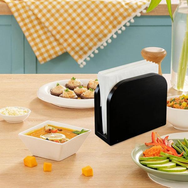 説明: [素朴]この木製ナプキンホルダーでダイニング体験を向上させましょう.キッチンやレストランのテーブルトップの見た目を高めるようにデザインされています. [便利]複数のナプキンを簡単に取り出せるので.連続使用が可能で.忙しい時間帯にも便...