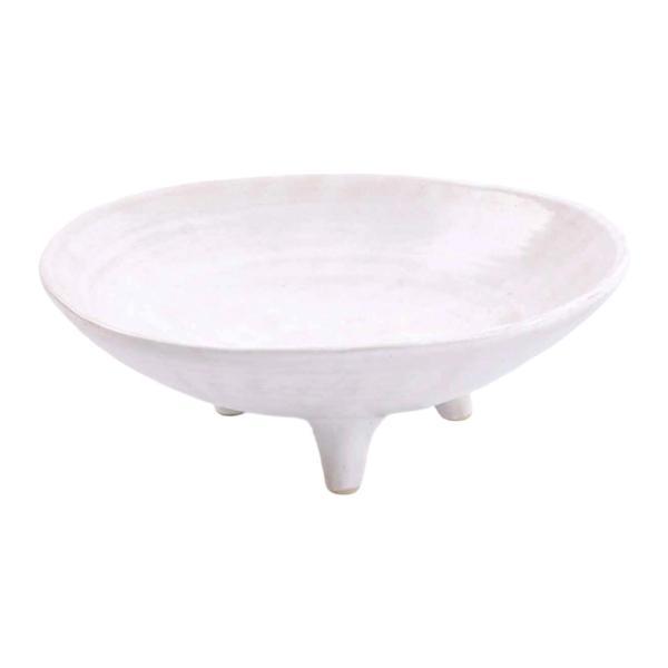 説明: [ユニークなデザインと素材]: この台座プレートは.手作りの素朴なセラミック素材と3本の脚の形状が特徴で.どんな環境でも際立つユニークな美しさを提供します. [多用途]: この脚付きプレートは.リビングルーム.ダイニングエリア.応接...