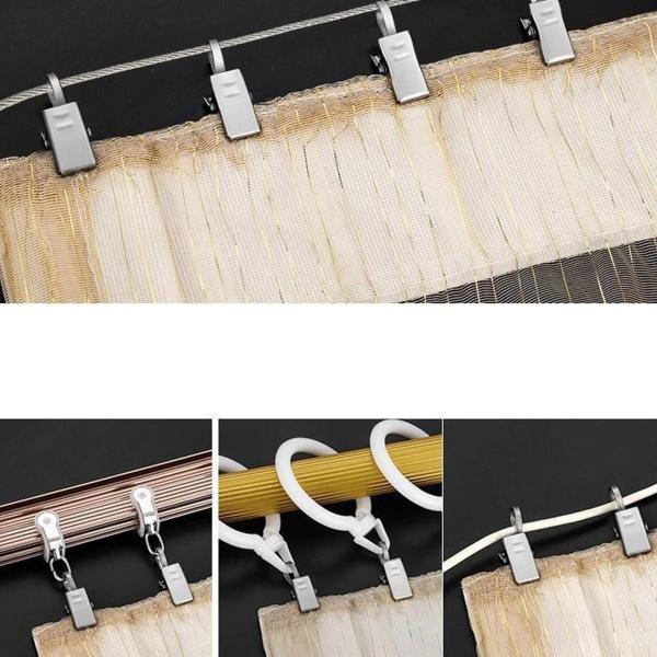 説明: [製品内容]: フック付きステンレススチールカーテンクリップ20個.数量のニーズを満たします. [高品質素材]: ステンレススチール製で.頑丈で錆びにくく.長期間使用できます. [強力な耐荷重]: このスプリングクリップは歯付きクラ...