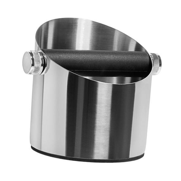 説明: [素材]: 厚みのあるスチールとシリコン素材で作られた当社のコーヒー粉ダンプビンは.サイズが13.5cmx15cm/5.31インチx5.91インチです. [用途]: コーヒーノックボックス.自宅.コーヒーハウス.洋食レストラン.バー...