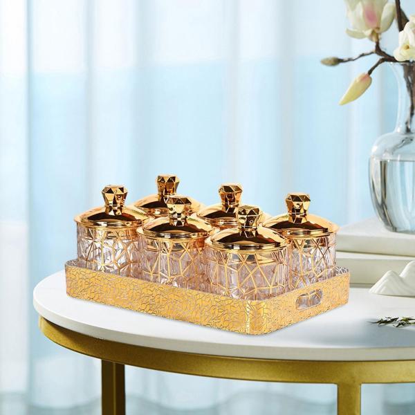 説明: [多用途]キャニスターはお茶.スナック.キャンディー.その他の家庭用品を整理するのに最適で.キッチンやリビングスペースをきれいに保ちます. [プレミアム素材]高品質のPETと食品グレードのシリコンで作られたこれらの食品保存容器は.防...