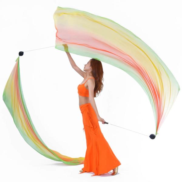 説明:ベリーダンスの絹のようなベールポイヘルパーは.100%ポリエステルのボールを調整可能なボールチェーンで投げます.スカーフのサイズ:206   x 27.56インチ.ボールの直径:6cm / 2.36インチ;調節可能なロープの長さ:67...