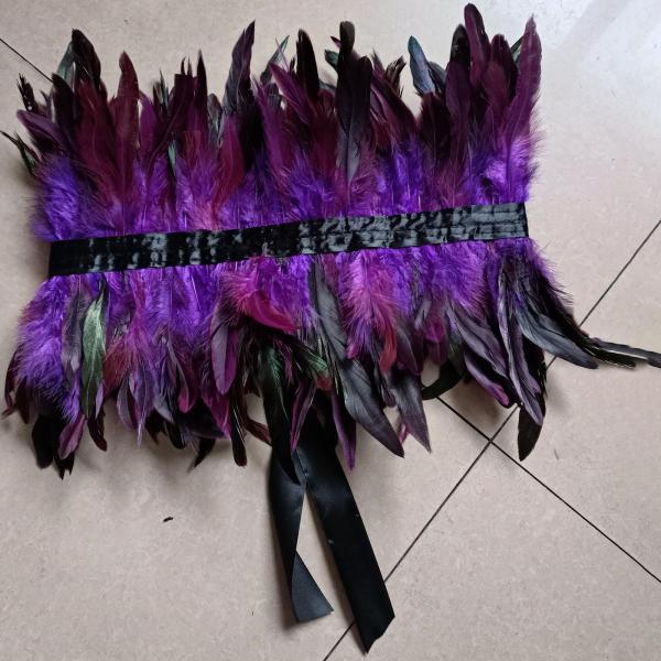 仕様:色:示されているように素材:フェザータイプ:フェザーショールサイズチャート:長さ:80-100cm /31.50-39.37インチ幅:40cm / 15.75inchパッケージに含まれるもの: 1 *フェザーシュラグショール...