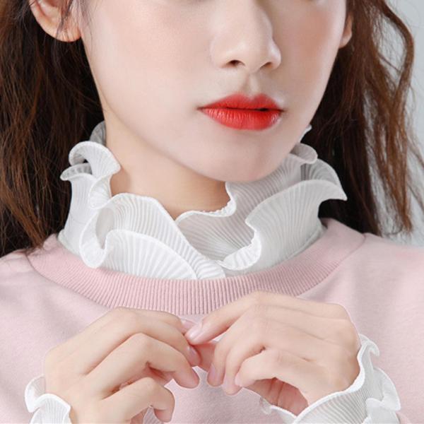 説明:[プレミアム素材]:付け襟は高品質のシフォン素材で作られており.軽量で手触りが快適で.着心地もソフトです.快適な素材.柔らかく.耐久性があり.再利用可能.通気性があり.軽量で.非常に便利な衣類付属品.[ファッション]:ファッションデザ...
