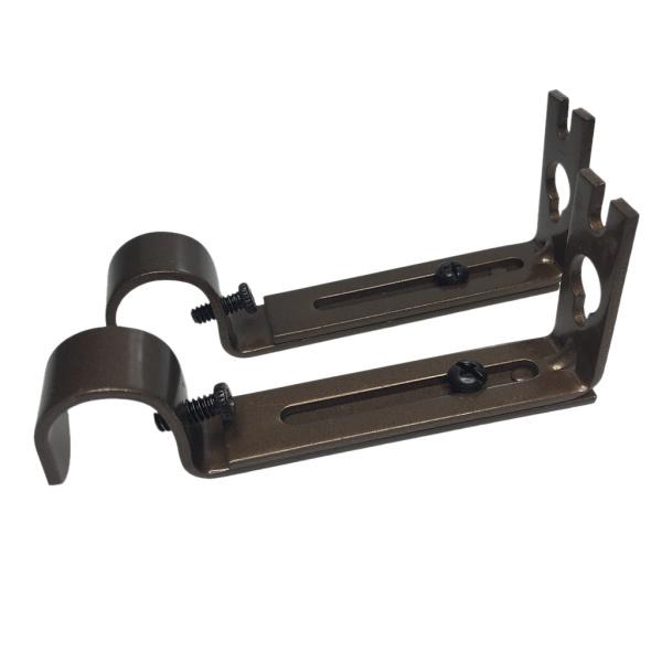 説明:調節可能なカーテンロッドポールウォールブラケットホルダ.  10cmから13.5cm / 3.94inchから5.31inchまで拡張できます. 直径19.05mmまでのロッド/ポール用スーツ. ヘビーデューティメタル製.頑丈で耐久性...