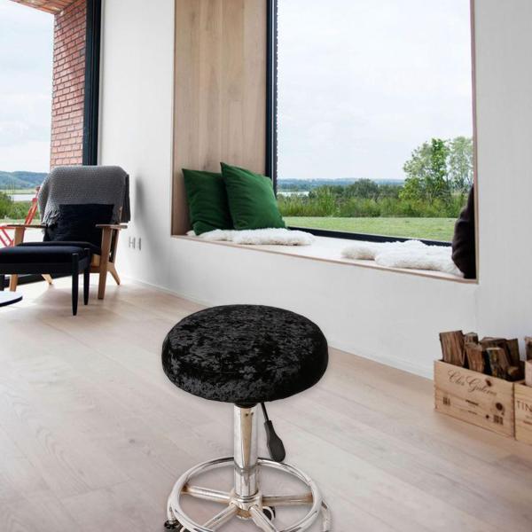 説明:伸縮性のあるストレッチチェアシートカバーは.家庭の美しさの装飾のために.丸い椅子に素敵な外観を提供します.柔らかいベルベットでできており.洗濯機で洗えます.家具の椅子のクッションを汚れ.ペットの損傷.髪の毛から保護します.適用範囲:直...