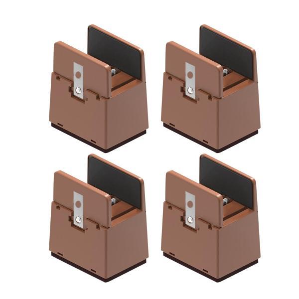 説明:高品質のステンレススチールと合金素材で作られており.耐久性があります.高さは 5 - 10 cm 上げることができます.ねじクランプを使用して固定を調整します.ラップされた家具の脚は落ちにくいです.仕様:ブラウン: 2.2-4.2cm...