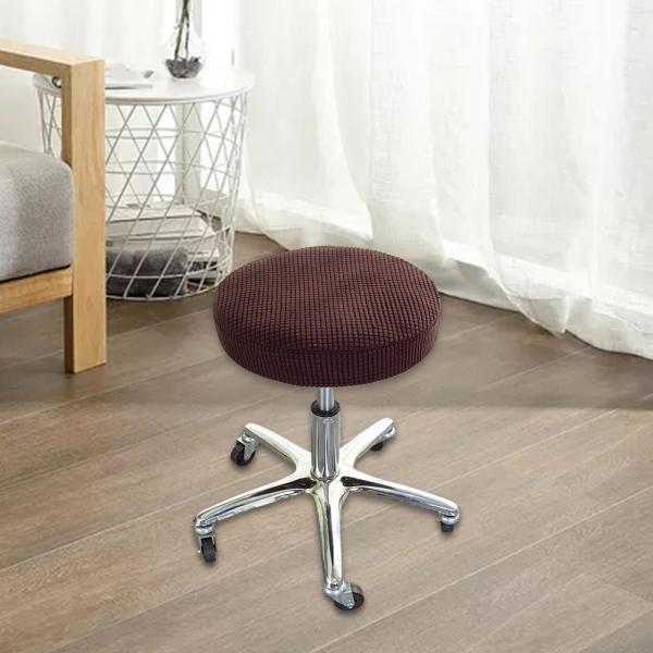 説明:バースツールカバー:ラウンドスツールカバーはポリエステル素材でできており.しわになりにくく.毛玉ができにくく.柔らかく快適で.耐久性があります.スーツ: 約を測定する円形の椅子シートに適合します.直径28cm-38cm/11.02イン...