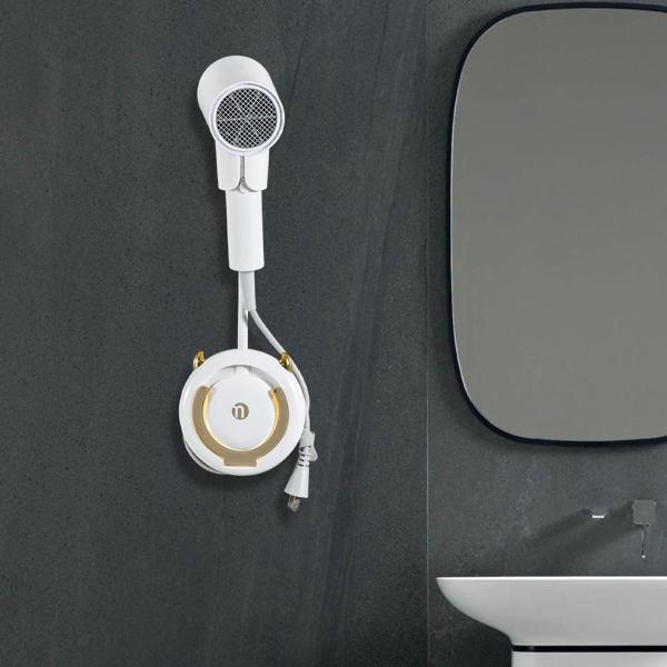 説明:[ハンズフリー]: この壁掛けヘアドライヤーホルダーを使用すると.ヘアドライヤーを常に手に持たずに髪を乾かすことができ.腕の疲労を防ぎ.両手が解放されてエレガントなヘアスタイルになります.[調節可能]: ホルダーのロッドは曲げることが...