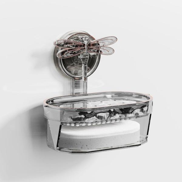 説明:[高品質素材]: ソープディッシュは高品質のプラスチック製で.吸盤デザインで簡単に取り付けられます.丸いエッジは滑らかでバリがなく.快適な使用感を保証します.[デザイン]: 半透明のソープボックスはシンクに高級感を加え.トンボの形をし...