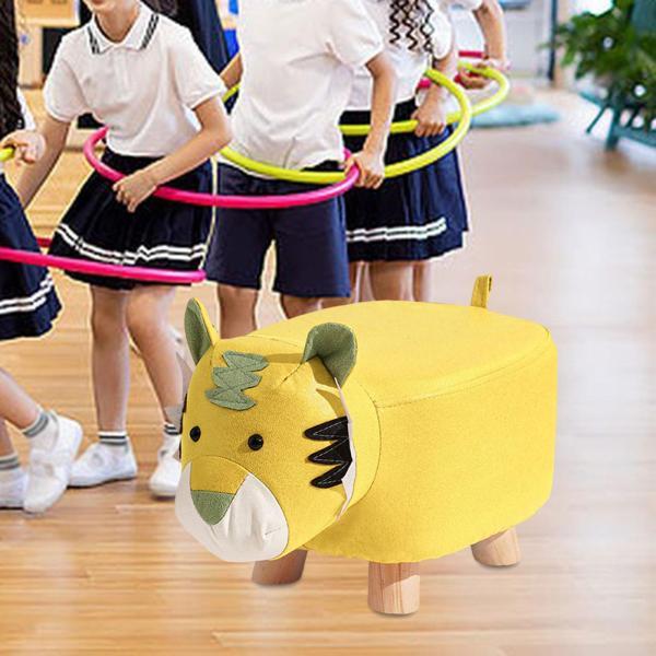 説明:[高品質の素材]: この動物のフットスツールは.快適で柔らかい布地の表面で作られており.安定性と耐久性のために木製の脚が付いているため.長期間使用できます. [漫画デザイン]: 木製オットマンスツールは.生き生きとした愛らしい漫画の虎...