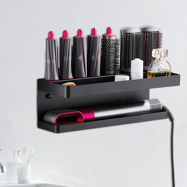 説明:[デザイン]: このホルダーは.バスルームのスペースに合わせて設計された素晴らしいヘアドライヤーホルダーで.バスルームの混乱を減らし.清潔に保ち.バスルームのスペースを節約します. [取り付け簡単]: 跡が残らない強力な粘着剤を備えて...