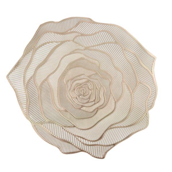 説明:[かわいいデザイン]: プレスされたくり抜きのローズ柄デザインのプレースマットは.ディナーテーブルに特別な雰囲気を与え.コーヒーテーブル.エンドテーブル.玄関デスク.キッチンテーブル.パーティーに最適です. [良質な素材]: このテー...