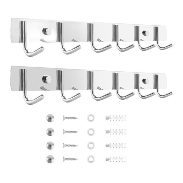説明:[省スペース]: この壁掛けコートラックは.未使用の壁スペースを有効活用し.家を清潔で快適に保ちます. [高品質素材]: 壁掛けフックコートラックはステンレススチール製で.優れた職人技.頑丈.軽量.長期使用が可能です. [製品詳細]:...
