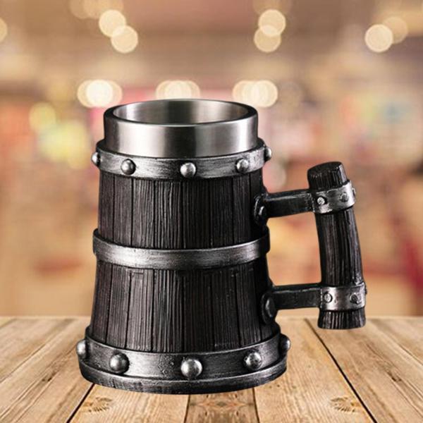 説明:[大容量設計]: この木製樽ビールジョッキは600mlの大容量を誇り.頻繁に補充する必要なくお気に入りの飲み物を楽しむのに最適です.使いやすいデザインで.便利な飲酒体験を保証します. [高品質の素材]: ヴィンテージデザインのビールカ...