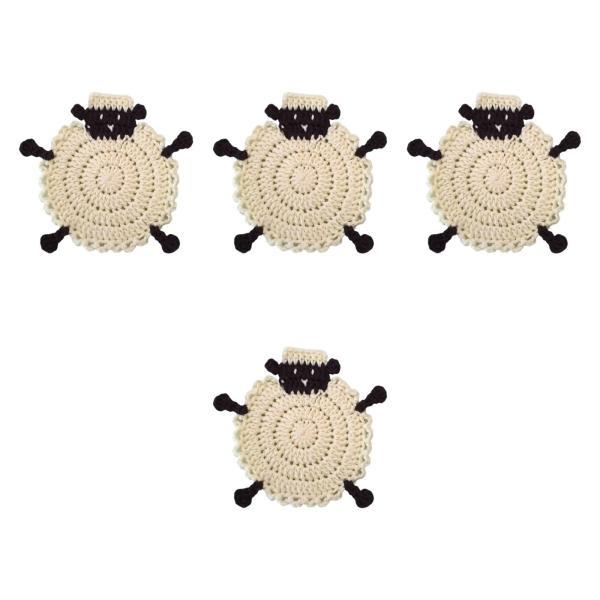 説明:[手編みコースター]: この手作りかぎ針編みコースターは.愛らしい羊のデザインが特徴で.どんなダイニングシーンにも温かみと可愛らしさを添えます. [高品質素材]: 高品質のポリエステルで作られたこの断熱パッドは.毎日の使用に耐えるよう...