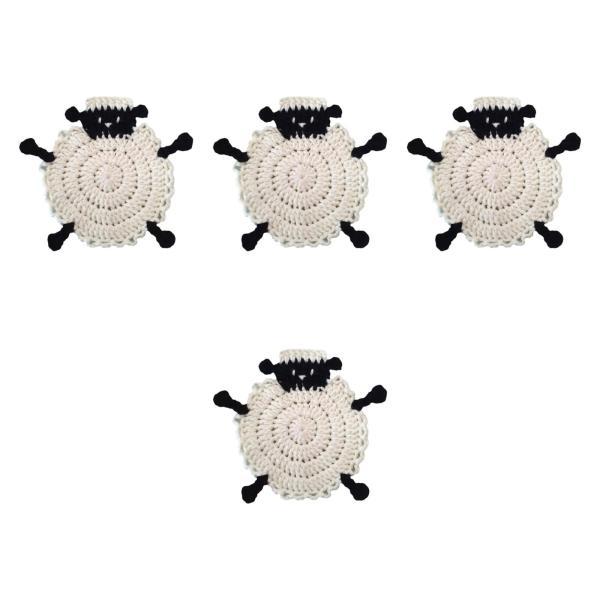 説明:[手編みコースター]: この手作りかぎ針編みコースターは.愛らしい羊のデザインが特徴で.どんなダイニングシーンにも温かみと可愛らしさを添えます. [高品質素材]: 高品質のポリエステルで作られたこの断熱パッドは.毎日の使用に耐えるよう...