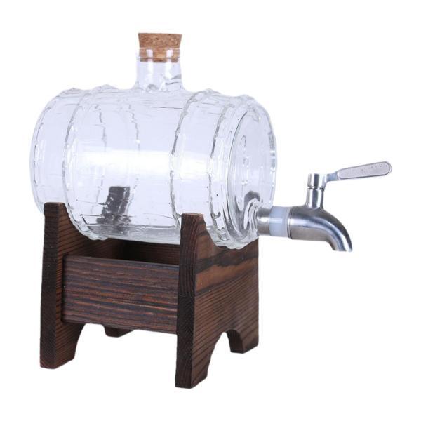 説明:[エレガントなデザイン]:この水平ガラスバレルは.洗練された透明な色を特徴としており.自家製の飲み物を紹介するのに最適です.木製のスタンドは素朴な魅力のタッチを追加し.任意のキッチンやバーの設定に魅力的な追加になりますお気に入りの飲み...