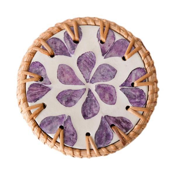 説明:[エレガントなデザイン]:シックなボヘミアンパターンをフィーチャーしたこの手作りのラタンコースターは.コーヒーテーブルまたはアフタヌーンティーセットに洗練されたタッチを追加します[プレミアム素材:高品質のラタンから作られたこのティーカ...