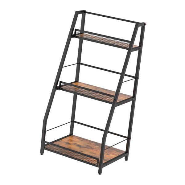 説明:[多用途の3段デザイン]: このワインラックはユニークな3段台形デザインで.ワインボトルを水平に収納できます.レイアウトにより簡単にアクセスでき.コレクションを美しく展示できます.各棚には鉄製の手すりが付いており.ボトルが落ちるのを防...