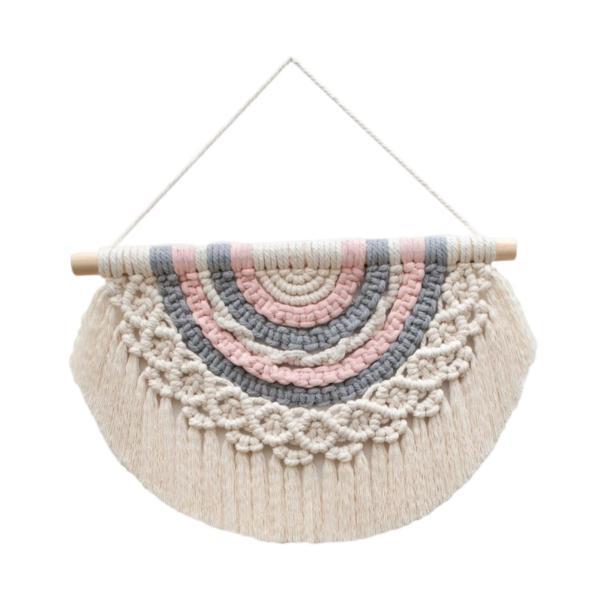 説明:[BOHOマクラメ壁掛け]: このマクラメ壁掛けは壁を飾り.ご自宅をより居心地の良いものにします.ソファ.暖炉.机の上.ベッドの上に掛けることができ.ご自宅のボヘミアン空間に即座に質感と魅力を加えます. [プレミアムで信頼性]: この...