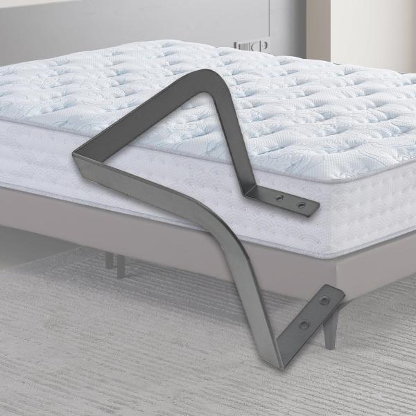 説明:[滑り止め設計]: このマットレススライドストッパーは.マットレスやソファクッションの滑りを防ぎ.穴あけを必要とせずに木製または革製のベッドにしっかりと固定されるように設計されています. [理想的な高さの互換性]: 高さ135cmのこ...