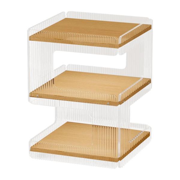 説明:[多用途]: このアクリルエンドテーブルは.ソファサイドテーブル.ナイトスタンド.コーヒーテーブル.アクセントテーブルに最適です. [3層収納]: 3層の棚デザインが特徴のサイドテーブルには.リモコン.デスクランプ.目覚まし時計.緑の...