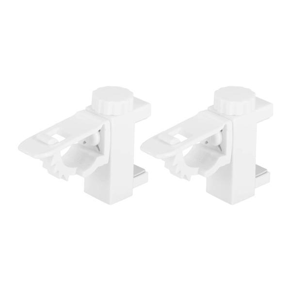 説明:素材: ポリプロピレン製のこのカーテンロッドホルダーは軽量でありながら頑丈で.カーテンの耐久性と安定性を確保します.損傷のないクランプオン取り付け:調節可能なクランプ設計のカーテンロッドブラケット.穴あけ不要で厚さ1-3.81cm/0...