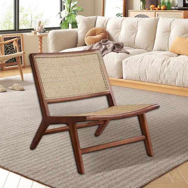 説明:[サイズ情報]無垢材の手編みラタンチェアの寸法は約63cmx70cmx73cm/24.80インチx27.56インチx28.74インチ. [手編みのラタンチェア]: 無垢材のフレームと手編みのラタンデザインが特徴で.屋内外での使用に最適...