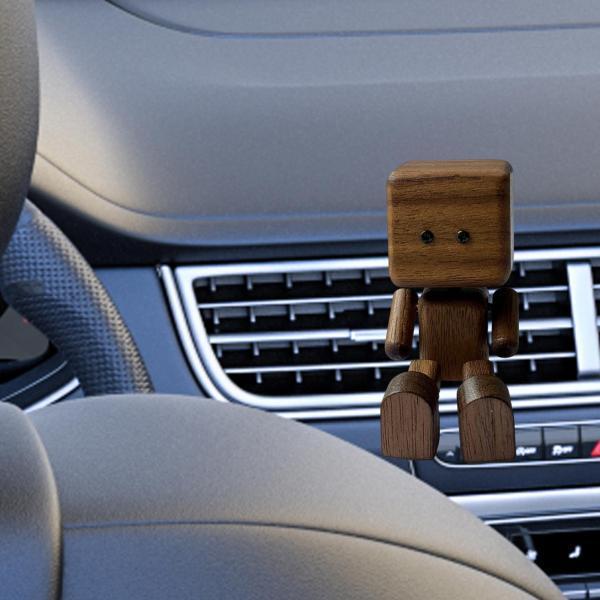 説明:[車の装飾]: 車のダッシュボードの装飾.揺れる足の木製人形.精巧な仕上がりで.魅力的で愛らしく.車の内装アクセサリーに最適です. [品質]: ダッシュボード揺れフィギュア工芸品は高級木材で作られており.頑丈で耐摩耗性があり.素晴らし...
