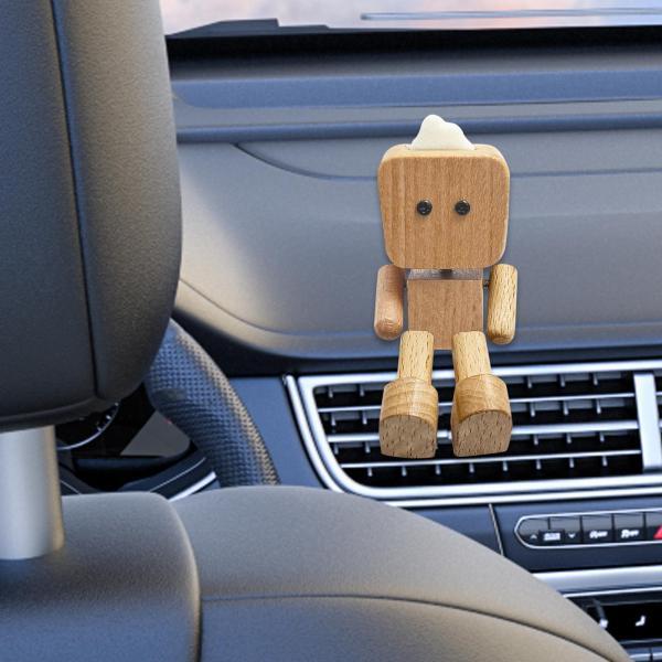 説明:[車の装飾]: 車のダッシュボードの装飾.揺れる足の木製人形.精巧な仕上がりで.魅力的で愛らしく.車の内装アクセサリーに最適です. [品質]: ダッシュボード揺れフィギュア工芸品は高級木材で作られており.頑丈で耐摩耗性があり.素晴らし...