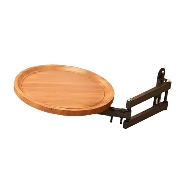 説明:[多用途折りたたみデザイン]: この壁掛けサイドテーブルは折りたたみ式で回転可能なトレイを備えており.長さと角度を最大720°まで簡単に調整できます. [頑丈な構造]: アルミ合金ブラケットと木材で作られており.長期間の使用に耐える頑...