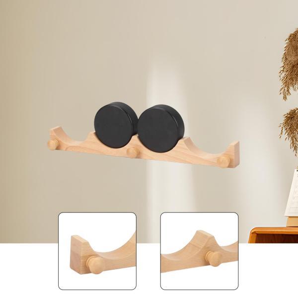 説明: [4スロット]ホッケーパック壁掛けディスプレイには.ホッケーパックをしっかりと固定するための4つのスロットがあり.誤って落下するのを防ぎ.信頼性の高い保管を保証します. [簡単設置]木製ウォールラックホルダーは簡単に設置できます.ラ...