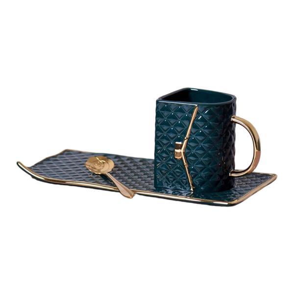 説明: [ハンドバッグの形]: ファッショナブルなハンドバッグのデザイン.滑らかな装飾.機能的で美しいコーヒーマグは.テーブルセッティングにちょっとしたタイプを加えます. [プレミアムで信頼性]: このコーヒーマグセットはセラミック素材で作...