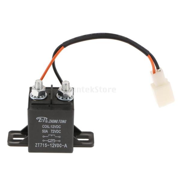 説明:連続デューティ定格4ピンSPST(単極単投)リレー.  72VDC 50Aの高いスイッチング能力.  2ピンフットプリント+ 2ネジ端子. スプリットチャージまたは激しい自動車用途に最適です. 仕様:コイル:12VDC 接触荷重:72...