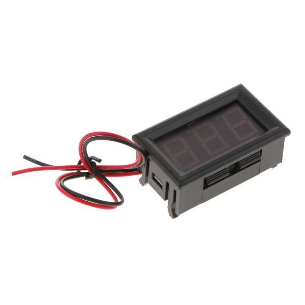 説明: 2線0.56インチLED DC電圧メータDC 4.5-30V. 読み取りが容易で.セルフパワードバージョンと逆極性保護をサポートします.  10V電圧では.平均精度は0.01.10Vを超えると精度は0.1です. 電源は不要です. 測...