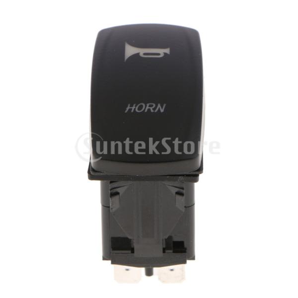 説明:--12Vユニバーサルカーボート自動車ロッカースイッチホーンオン/オフ青色LEDライトロッカートグルスイッチバーカーRVヨット用. -適切なモード:ユニバーサルから12-24V車--LED動作インジケーター:青色のライト-動作電圧:1...