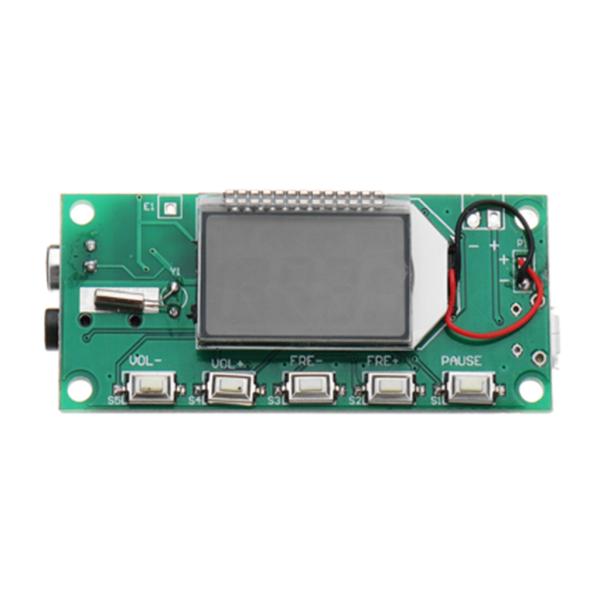 説明:高度なデジタルオーディオ信号処理(DSP)テクノロジの使用FM変調位相(PLL)によってループをロックして.サウンドをよりリアルにします.より安定したパフォーマンス.周波数補正なしの長時間労働仕様:出力電力:100 mWオーディオ周波...