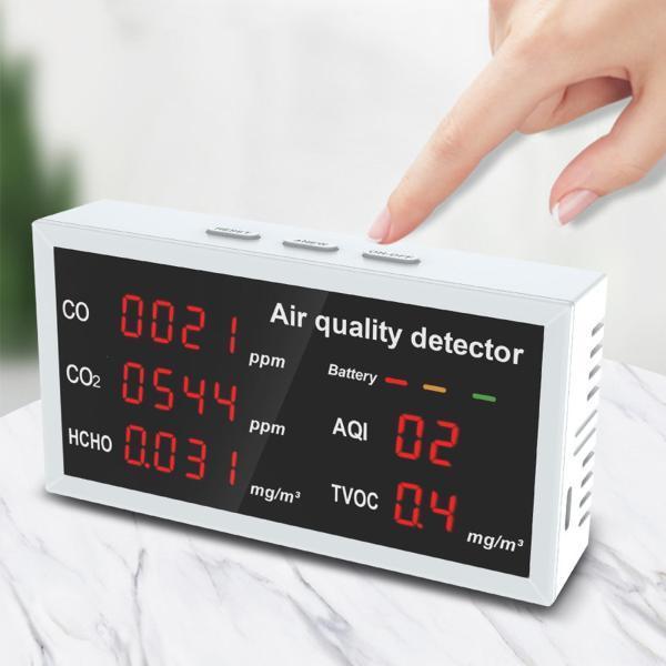 説明:さまざまな検出可能なガス-二酸化炭素.一酸化炭素.空気の質.化学汚染物質を正確に検出できます.新しいデザイン-LEDカラーデジタルディスプレイを備えたユニークな金型設計の空気品質モニター.簡単な操作-このエアモニターは操作が簡単で.3...