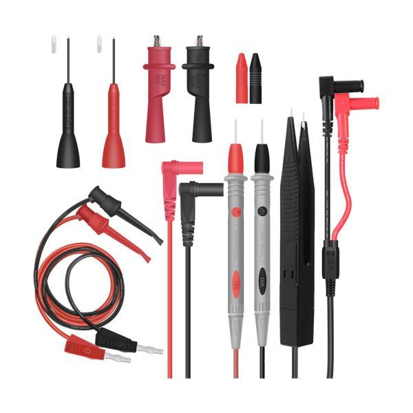 説明:[タイプ]:マルチメータテストリードキット.[高品質素材]: 当社のマルチメーターリードキットは高品質のシリコン素材で加工されており.耐久性があり.長寿命です.再利用可能で様々な電気工事に対応できます.[多機能]: このマルチメーター...