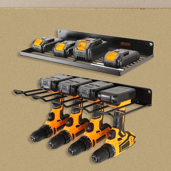 説明:[金属素材]電動工具収納ラックは頑丈な炭素鋼.頑丈な構造.防錆コーティングで作られています.[強力な耐荷重]太い金属棒を備えたツールラックは耐荷重が良く.曲がったり壊れたりしにくいです.[取り付け簡単]壁掛けツールラックは簡単に組み立...