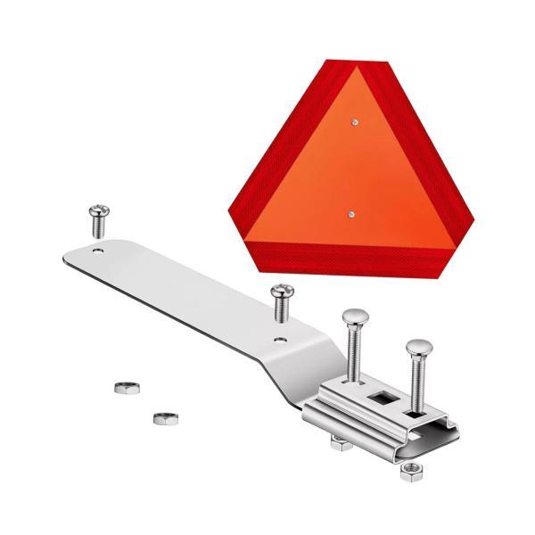 説明:[目的]: この低速走行車両用三角標識取り付けキットは.トラクター.ゴルフカート.または合法的に道路を走行する必要があるあらゆる車両に低速走行車両標識を取り付けるために設計されています.三角形の警告標識は.他のドライバーに注意と警戒を...