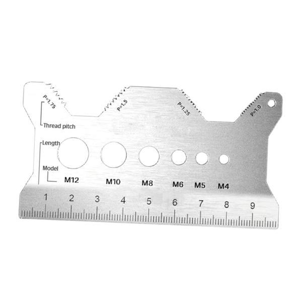 説明:[プレミアム素材]: プレミアムステンレススチール素材で作られたこのボルトゲージカードは.腐食や摩耗に強く.頑丈で壊れにくく.長期間使用できます. [クリアスケール]: 両面ナットとボルトのサイズ測定ツールは.明確で読みやすく.迅速か...